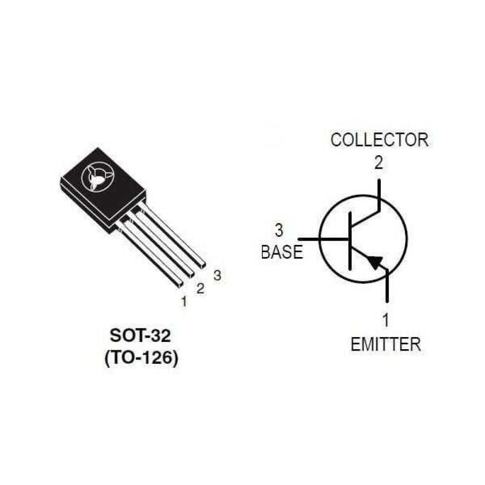 BD135 - 1.5A 45V NPN - TO126 Transistör