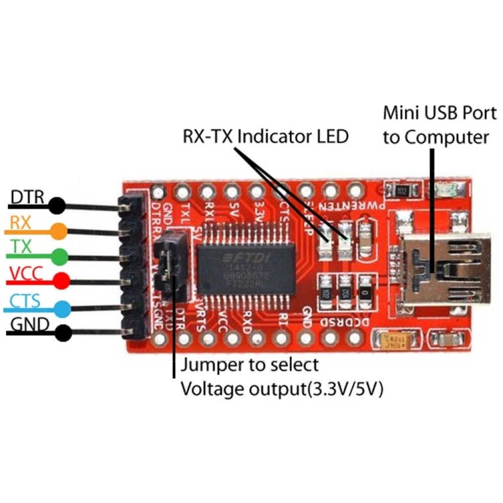 FT232 Usb Uart Dönüştürücü