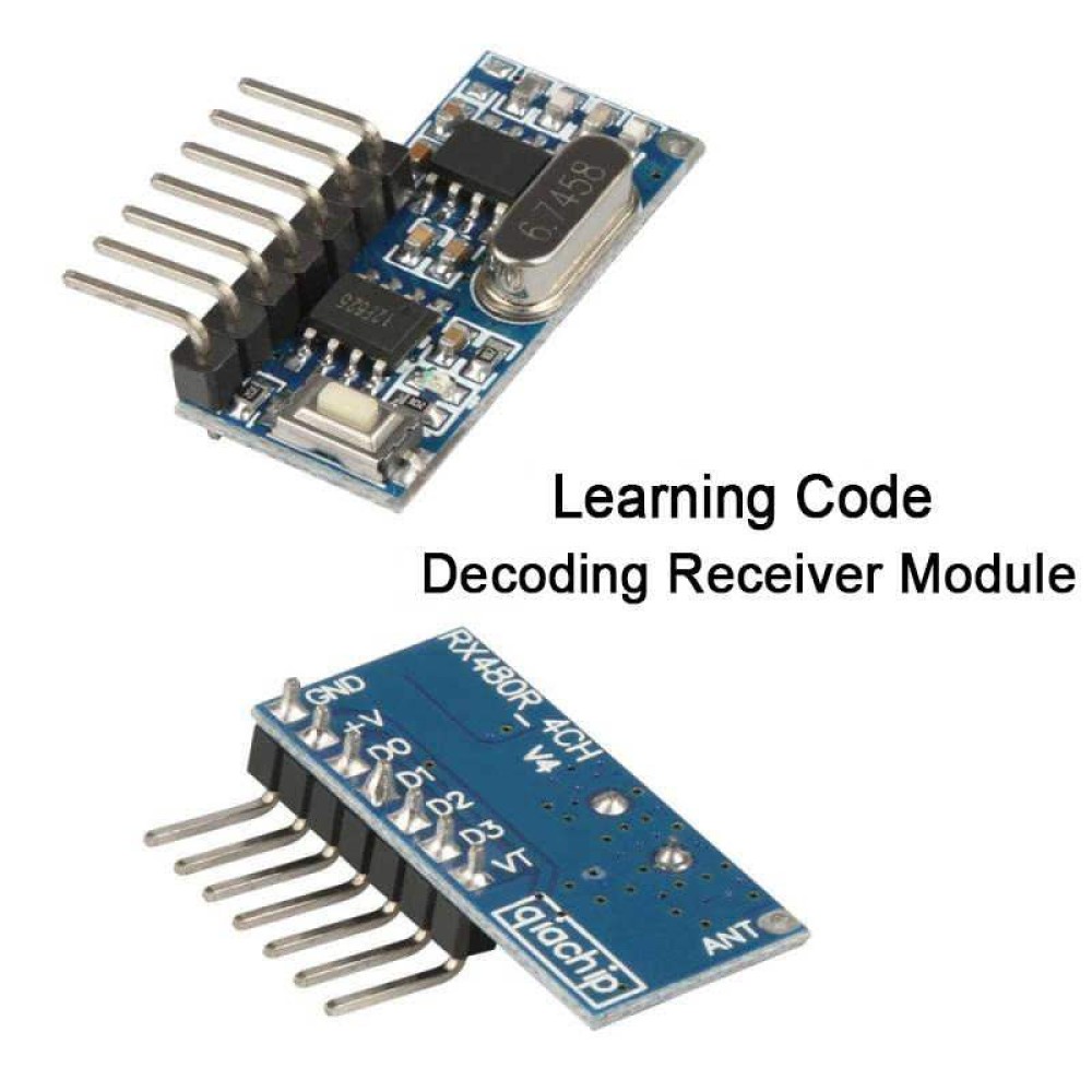 4 Kanal 433Mhz RF Kontrol Modülü, Alıcı + Verici