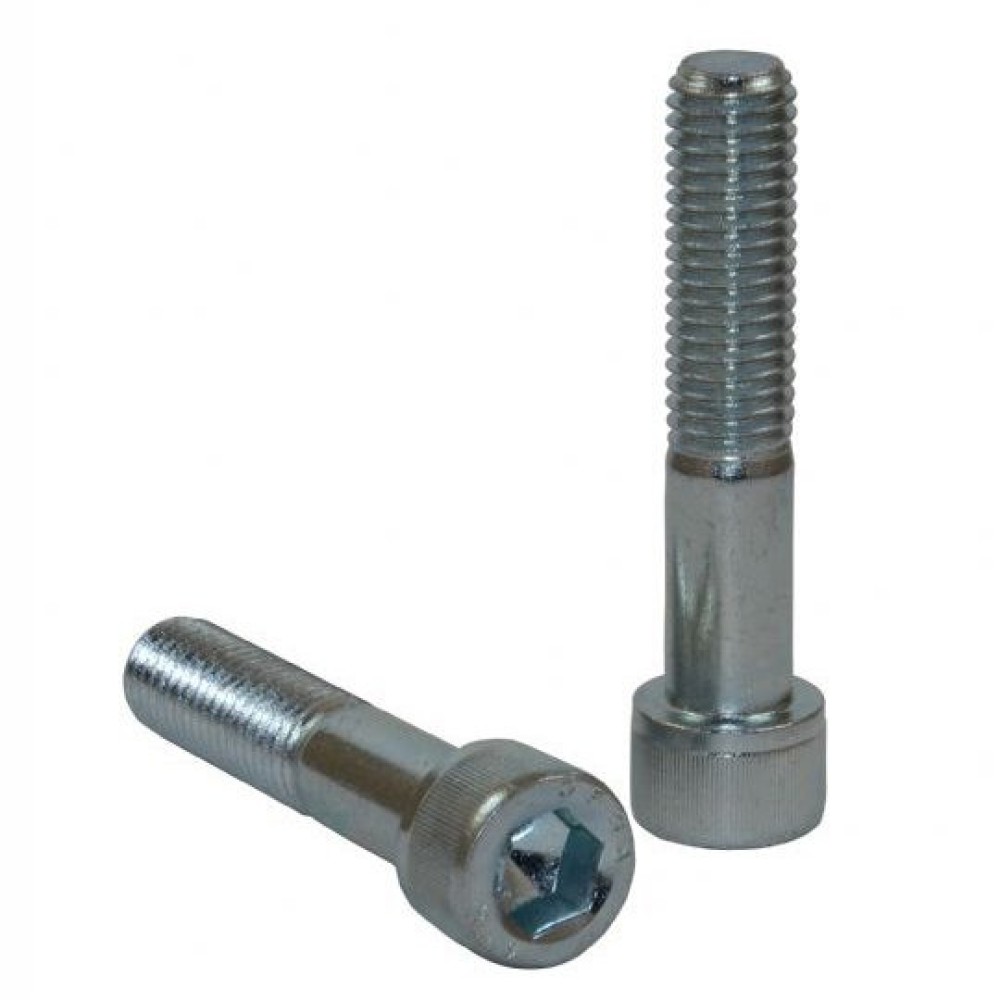 M5 X 50mm imbus Çelik Cıvata Beyaz 10 Adet