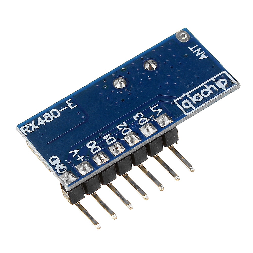 433 MHz 4 Kanal Kablosuz Kumanda Alıcı Modülü RX480-E (DAHİLİ ANTEN)