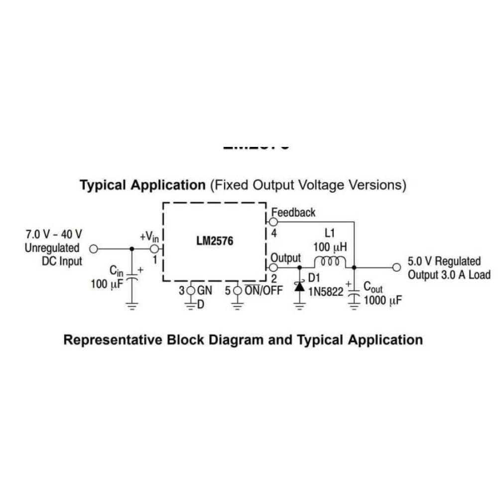 LM2576T-5.0 Voltaj Regülatörü