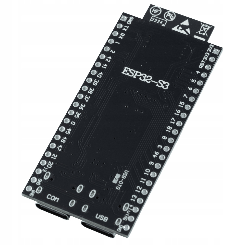 ESP32-S3 DevKit - Dahili Antenli WiFi + BLE 5.0 CH343P Geliştirme Kartı